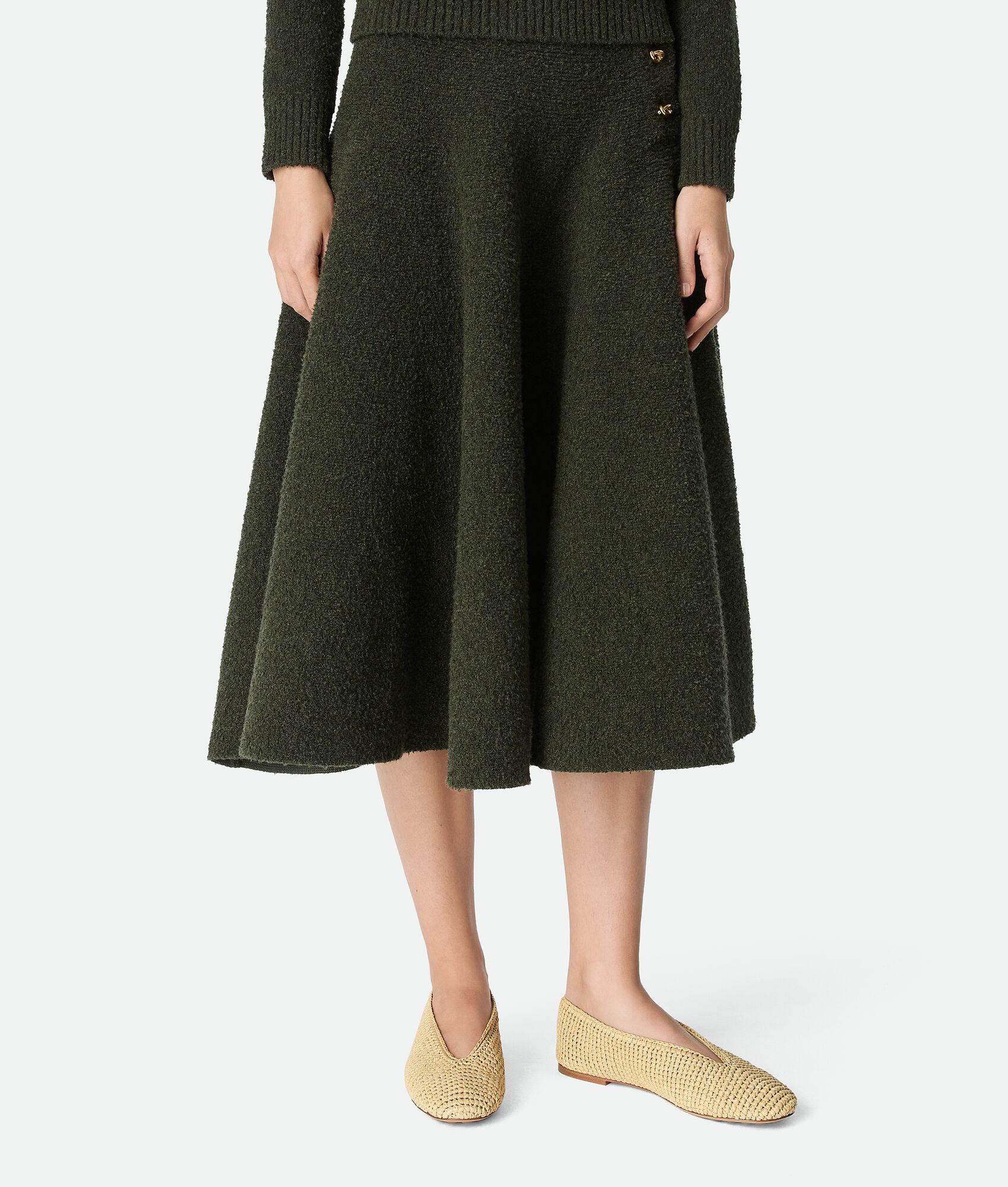 Women's Rosa Ballerina in Natural | Bottega Veneta TH