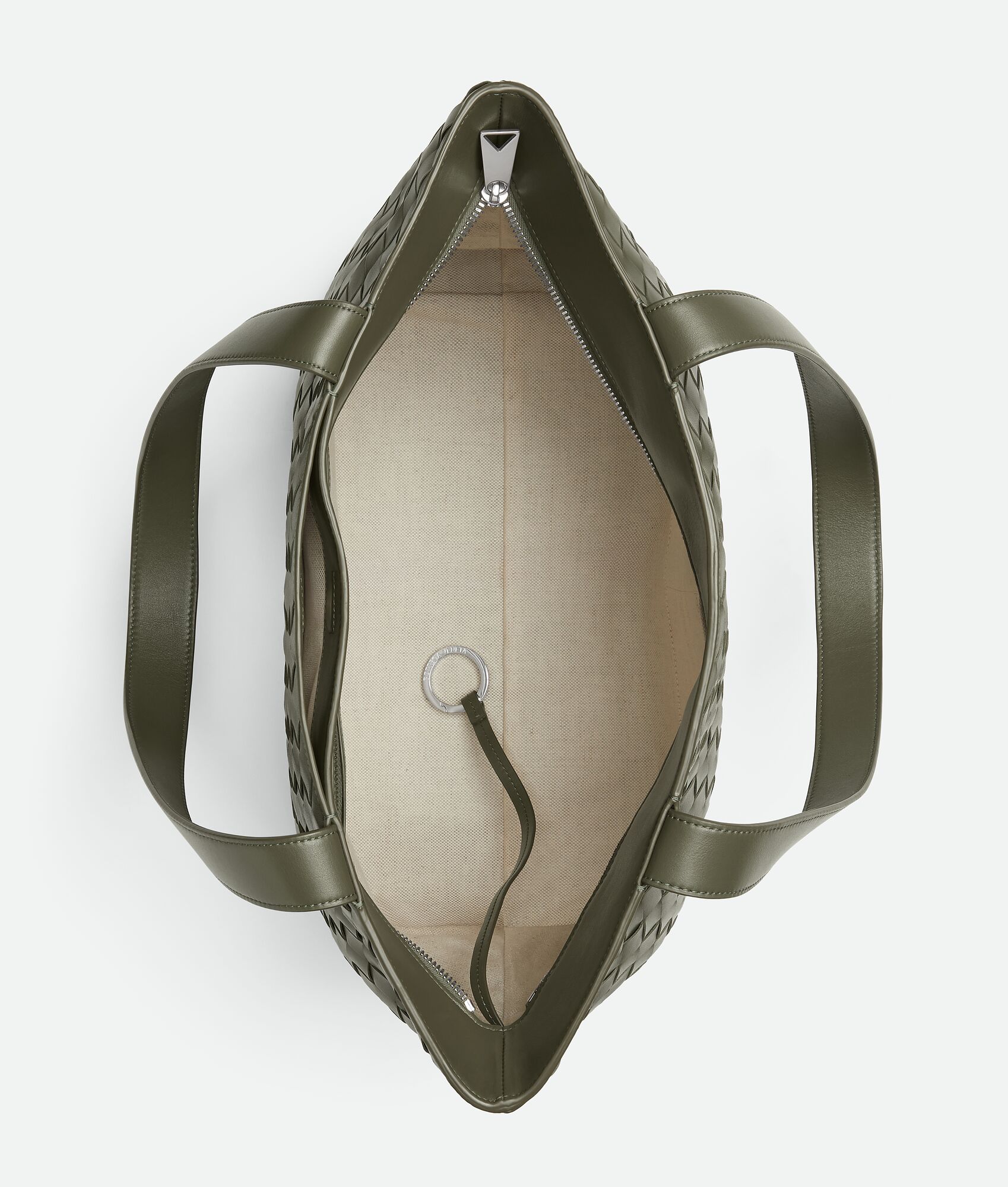 Men's Small Intrecciato Zipped Tote in Crocodile | Bottega Veneta US