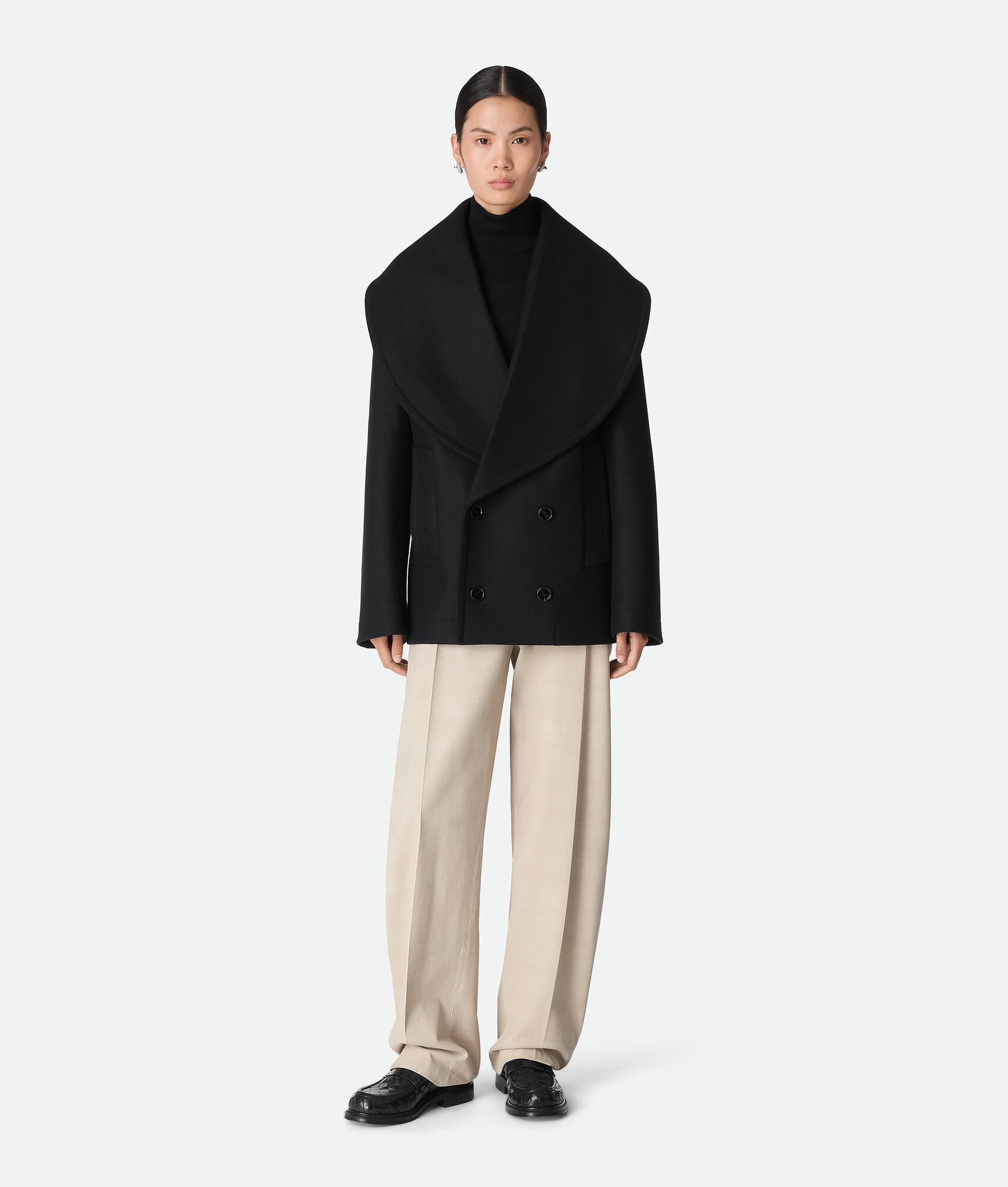 Women's James Loafer in Black | Bottega Veneta DK