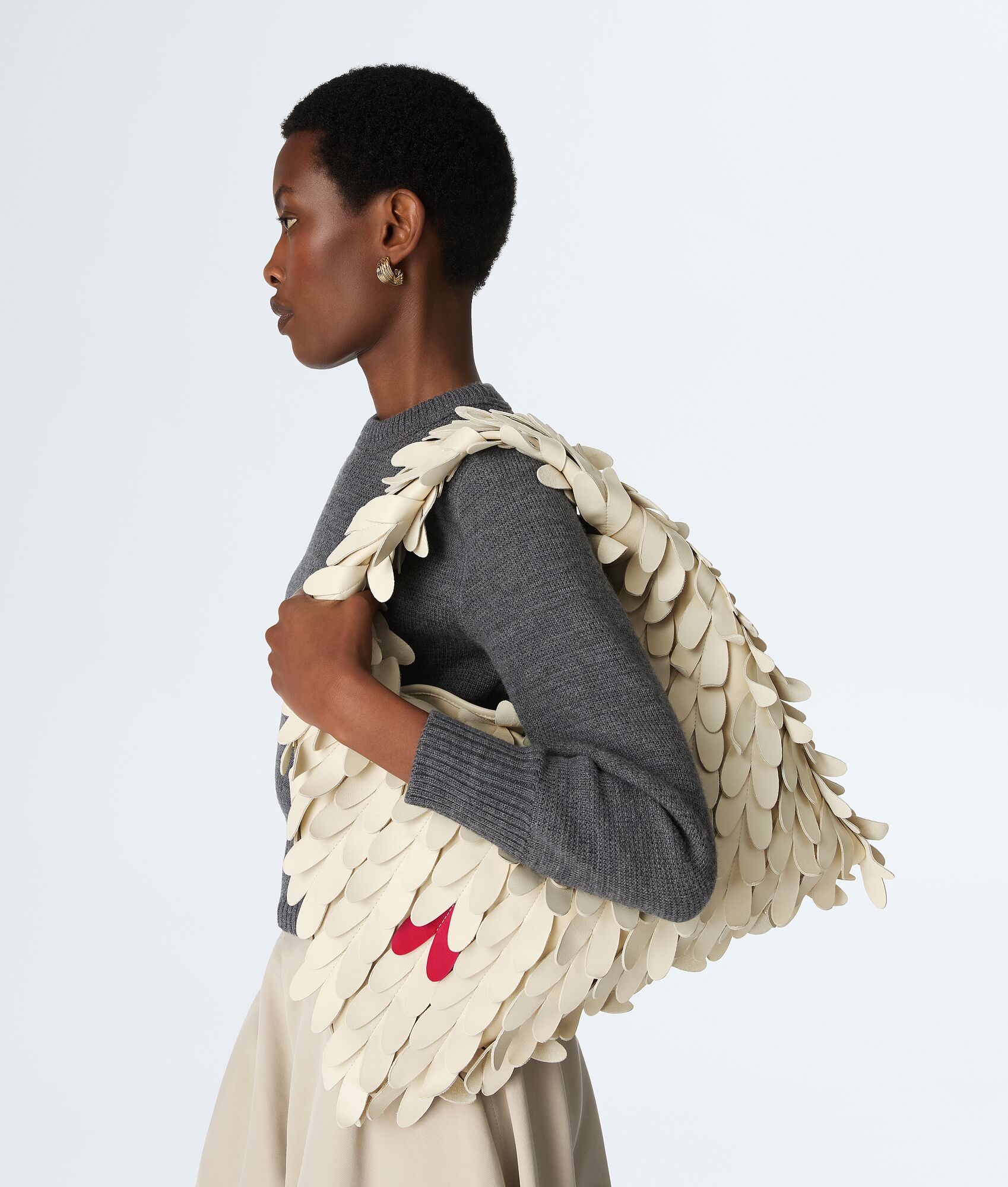 Bolso Hop para Mujer en Sea salt/lipstick | Bottega Veneta MX