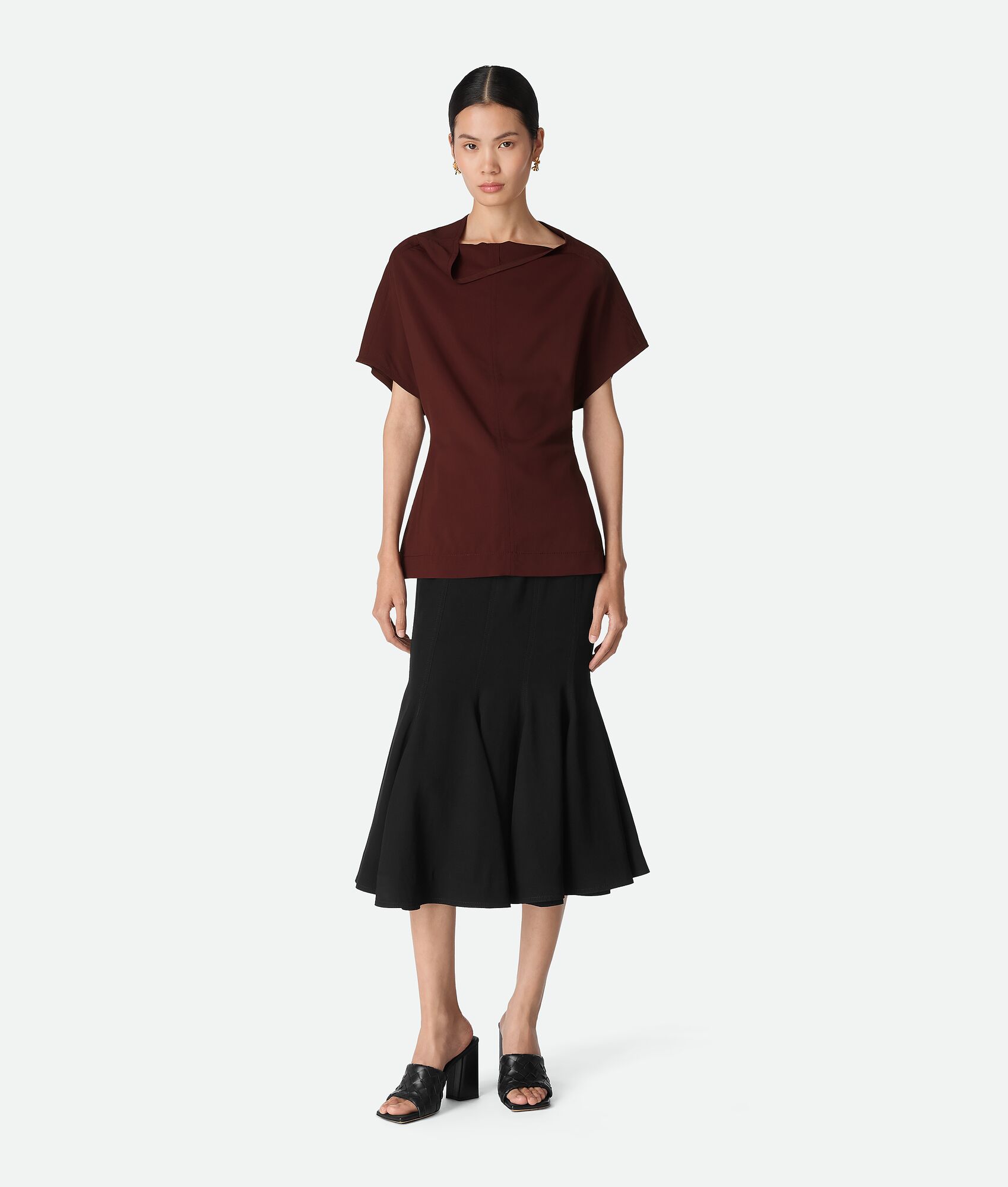 Women's Parco Mule in Black | Bottega Veneta DK