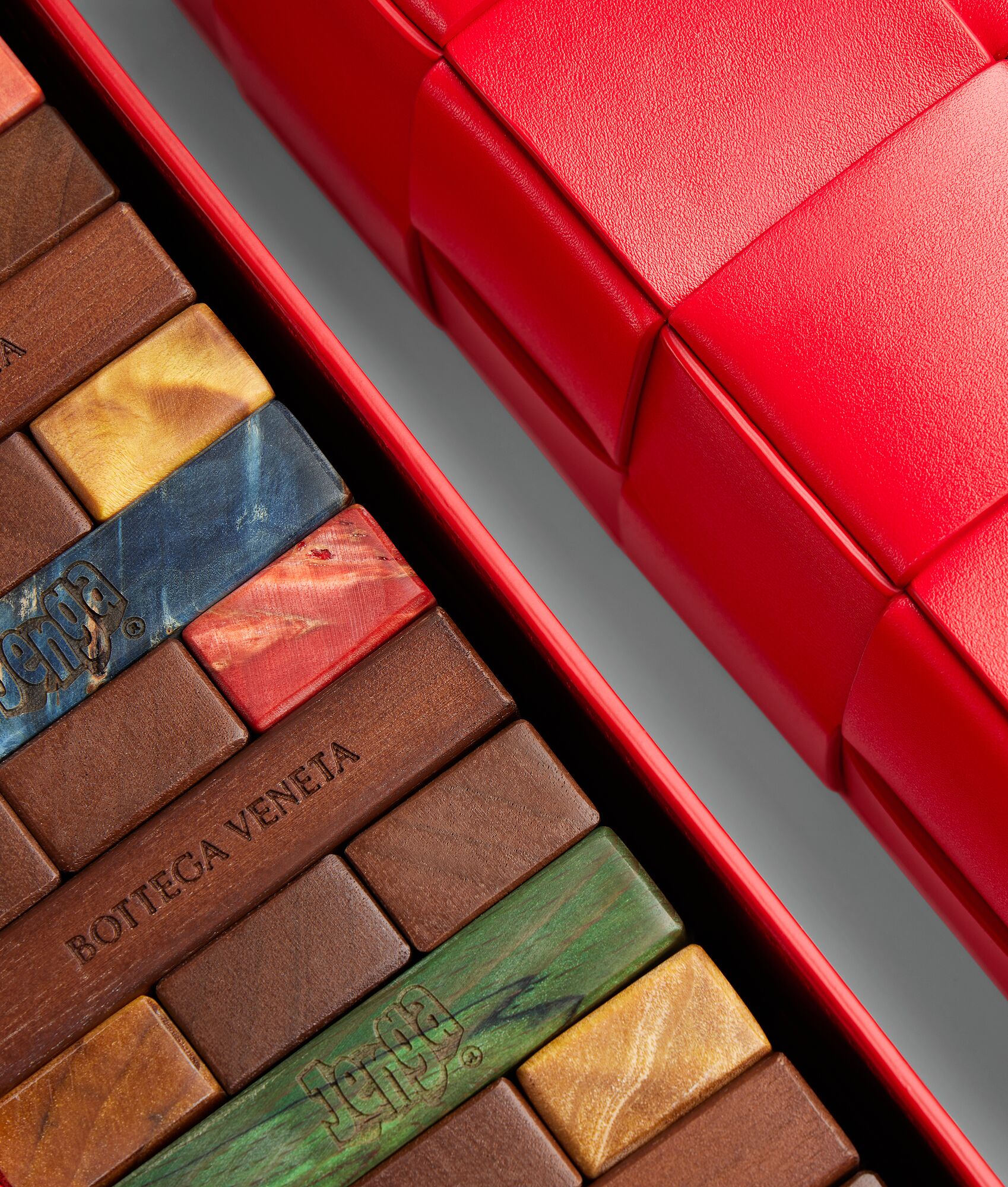 Jeu de Jenga en Dark red | Bottega Veneta FR