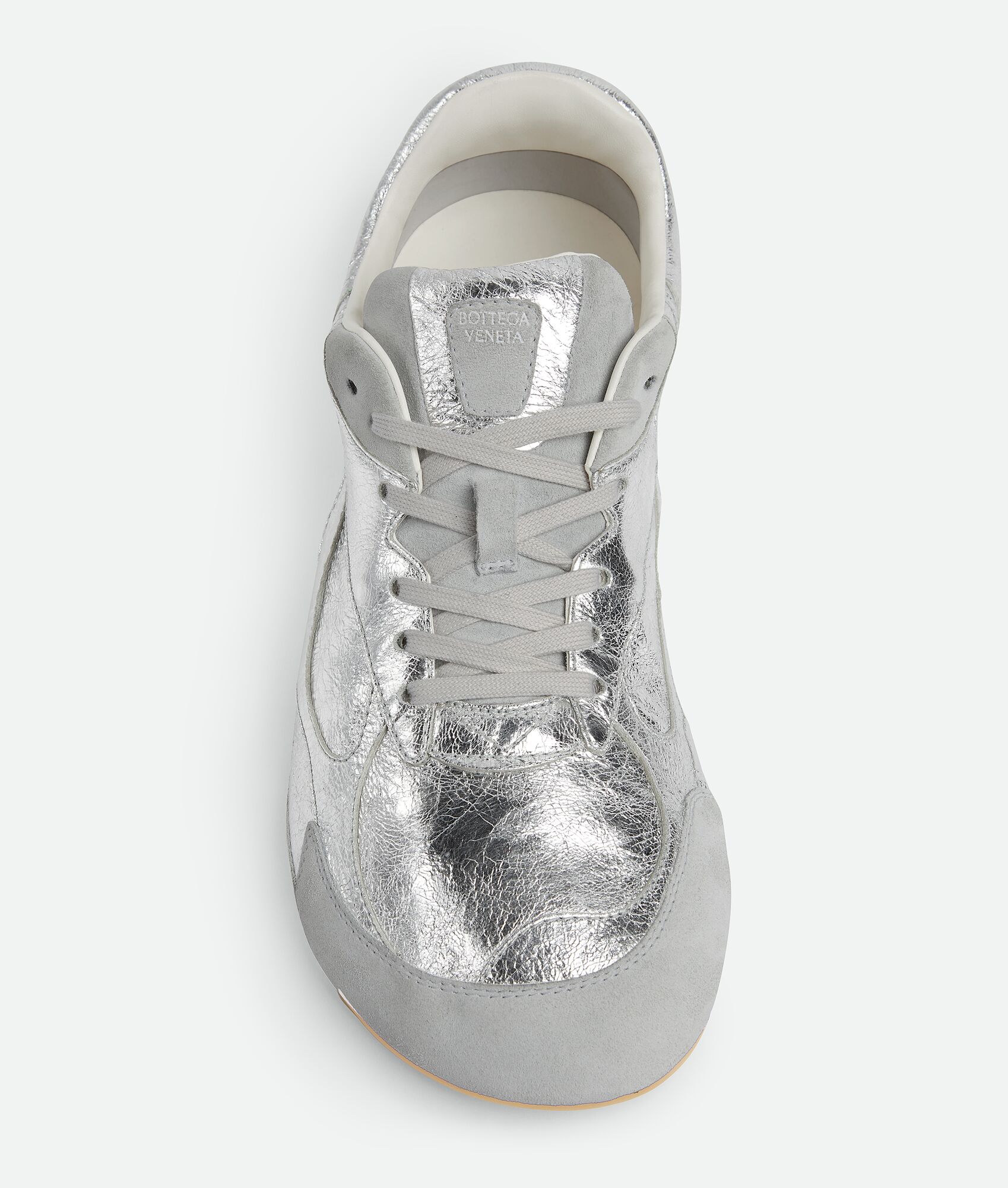 Women's Orbit Flash Sneaker in Silver/optical | Bottega Veneta TW