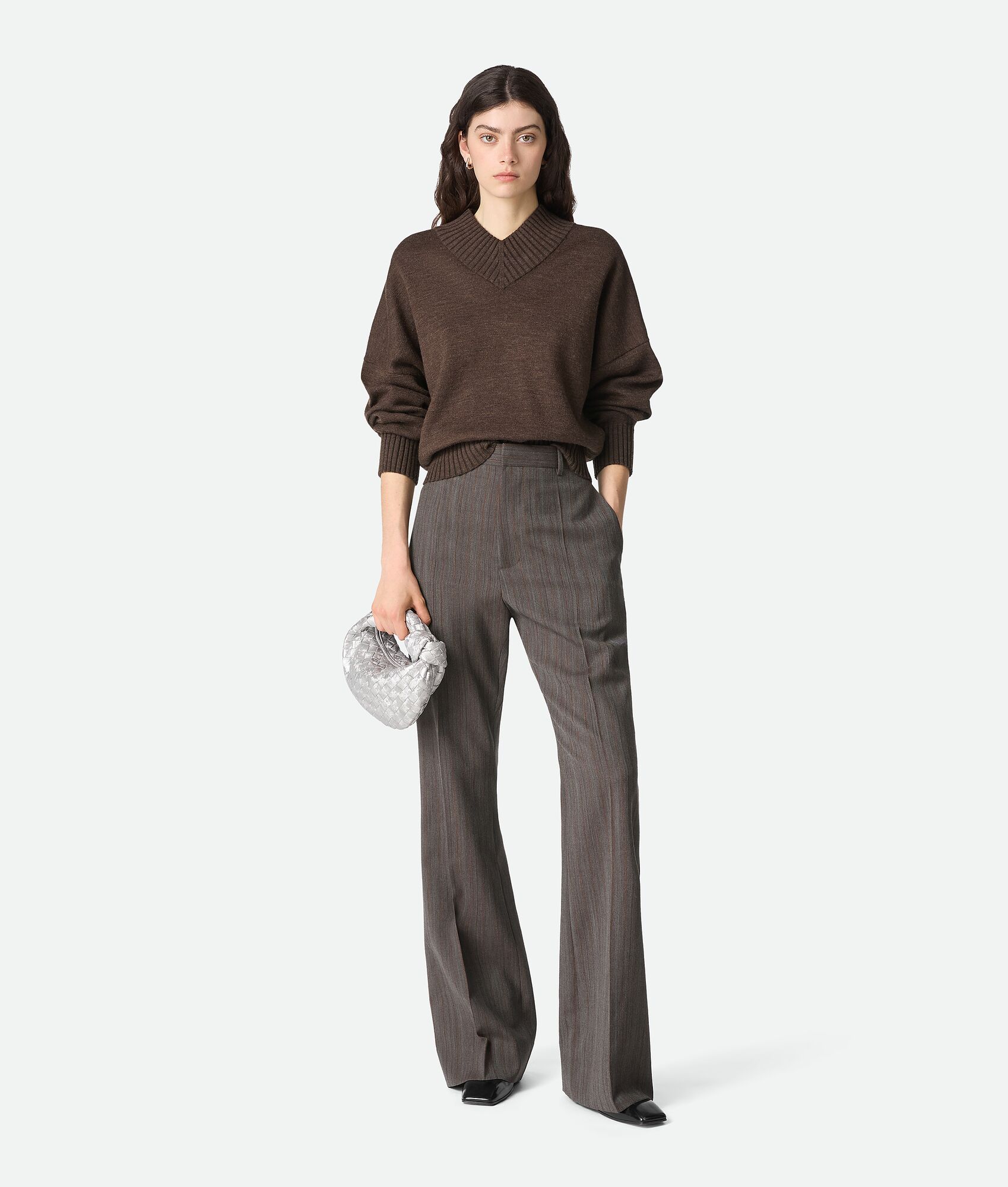 Women's Mini Jodie in Silver | Bottega Veneta GB