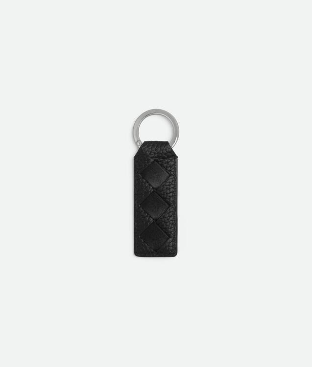 Men's Tab Key Ring in Black | Bottega Veneta SE