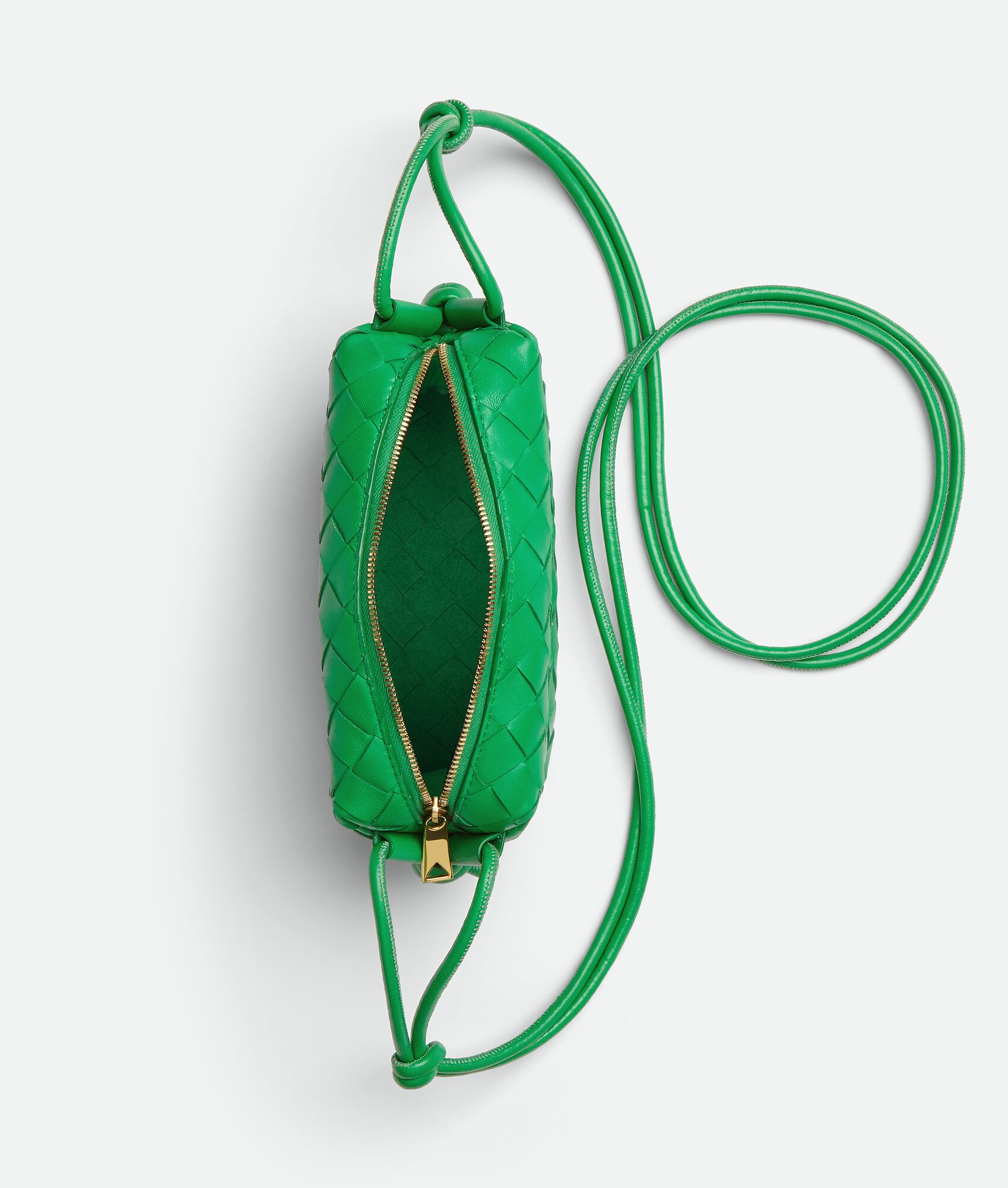 Bottega Veneta® Mini Loop Camera Bag in Parakeet. Shop online now.
