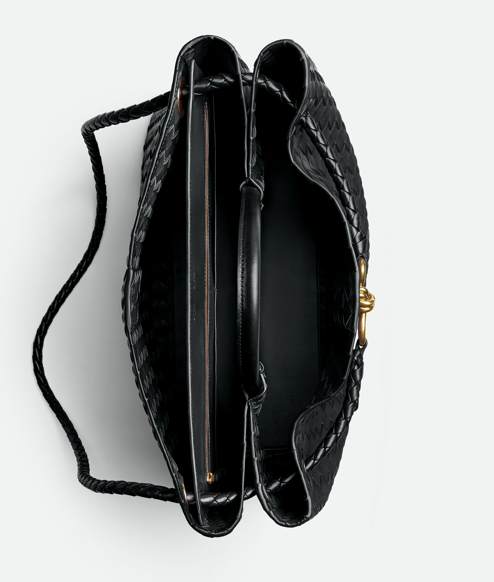 Women's Large Andiamo in Black | Bottega Veneta US