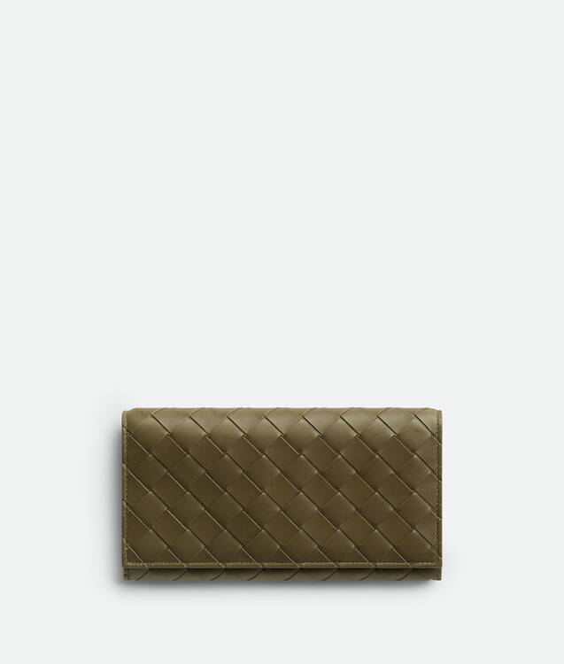 Bottega Veneta® Men's Intrecciato Long Wallet With Coin Purse in Mud ...