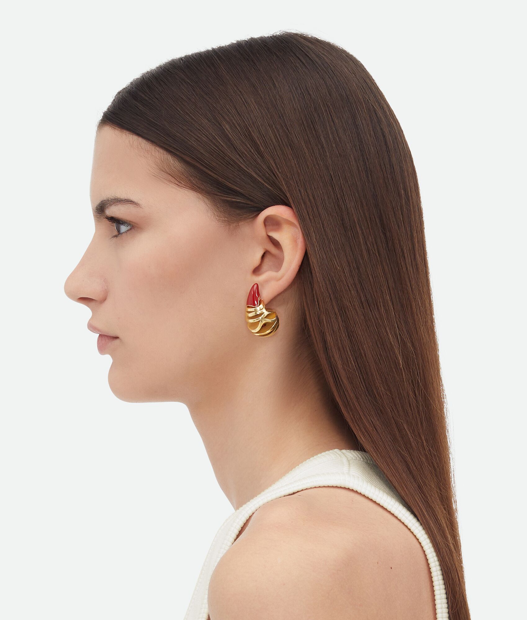 Women's Drop Earrings in Syrup | Bottega Veneta US