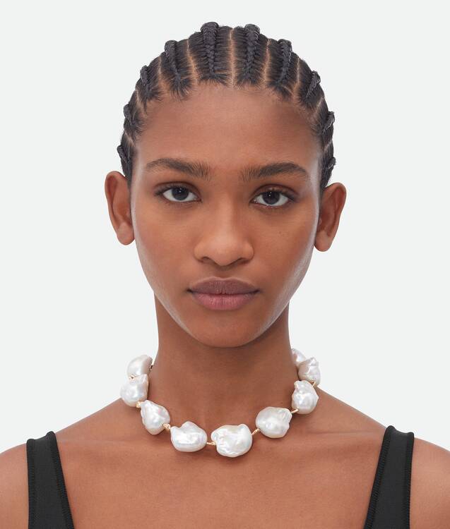 Collana Pearl in WHITE | Bottega Veneta® IT