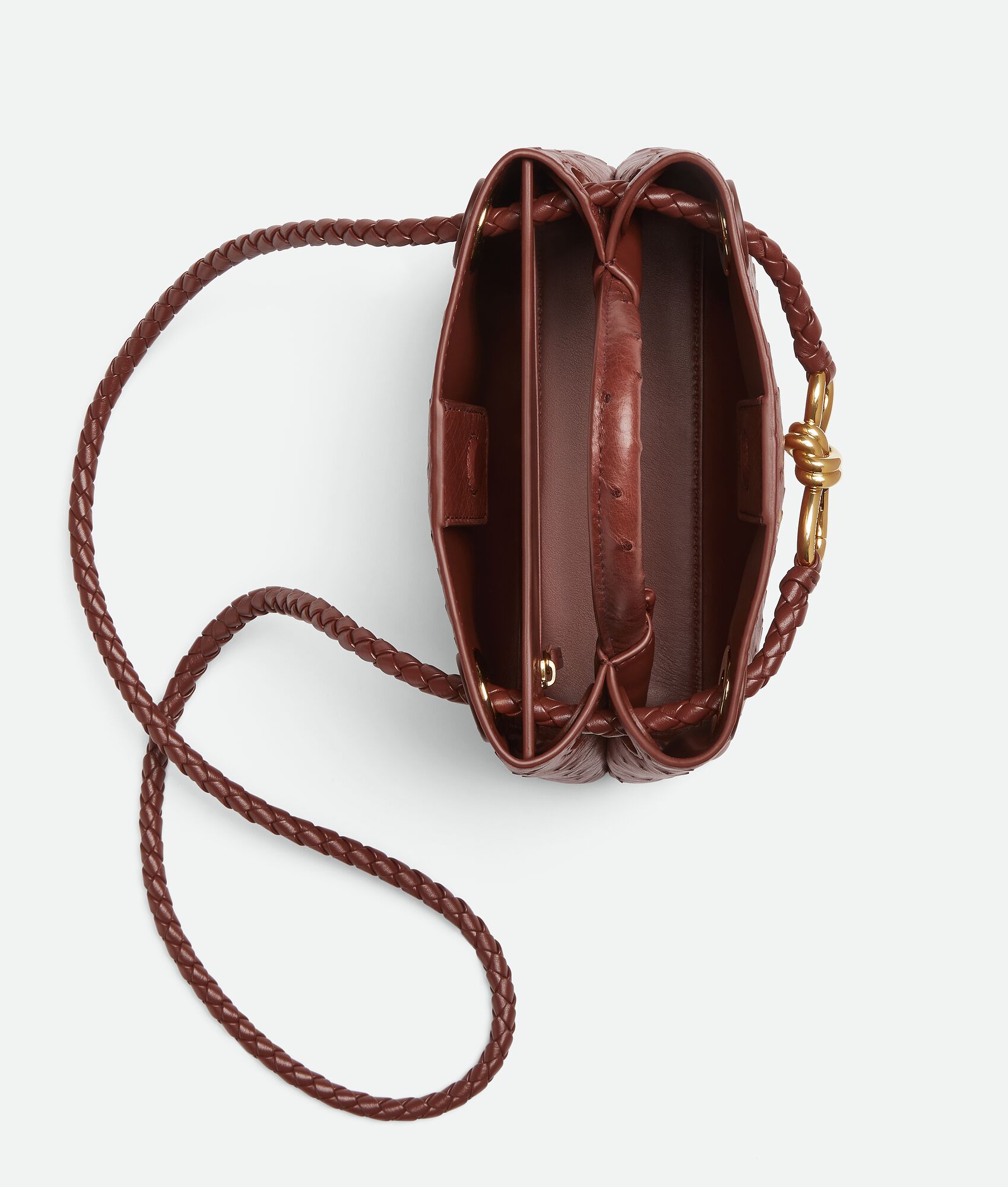 Bottega Veneta® Women's Mini Andiamo in Sapele. Shop online now.