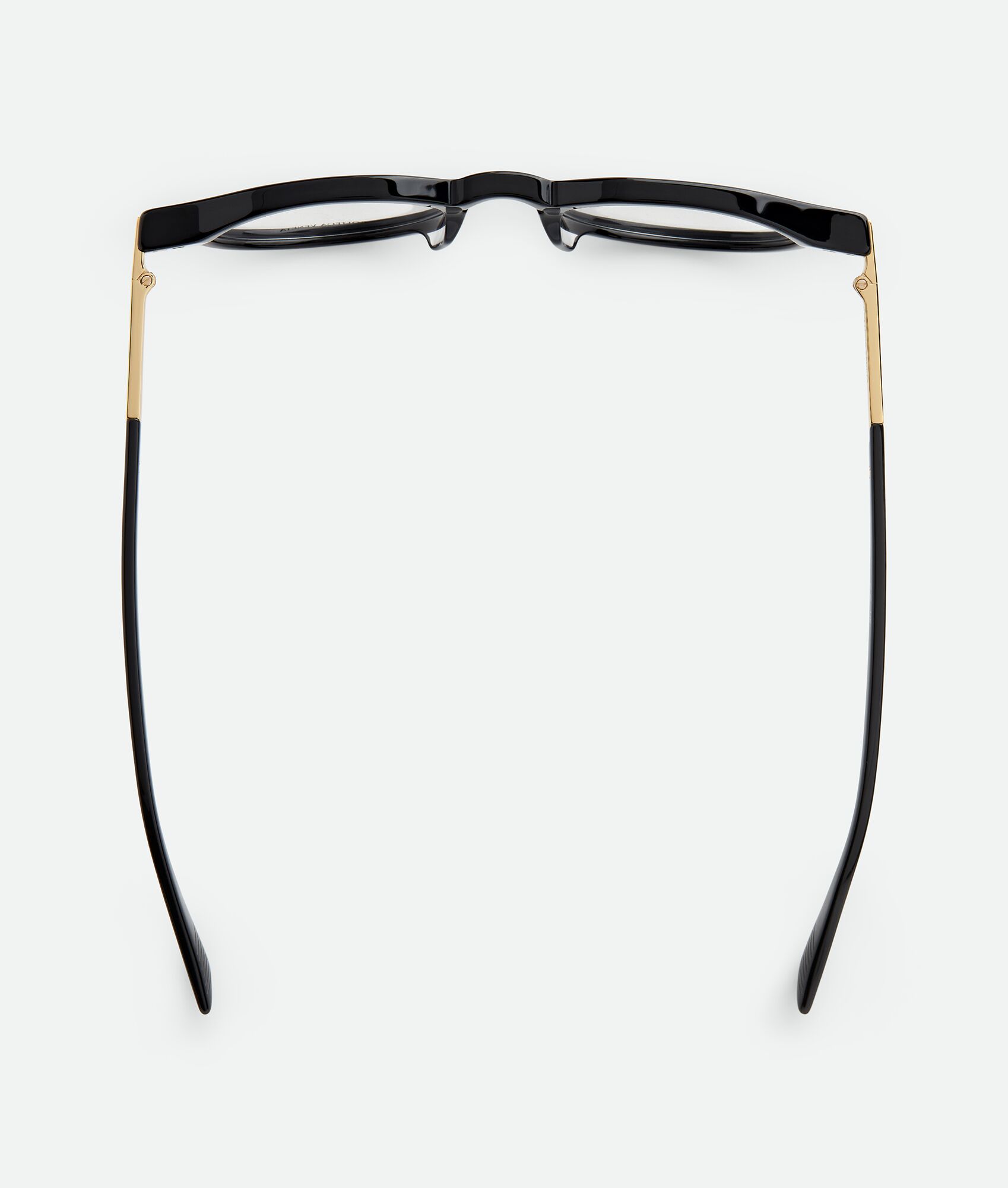 Men's Forte Recycled Acetate Panthos Eyeglasses in Black/transparent ...