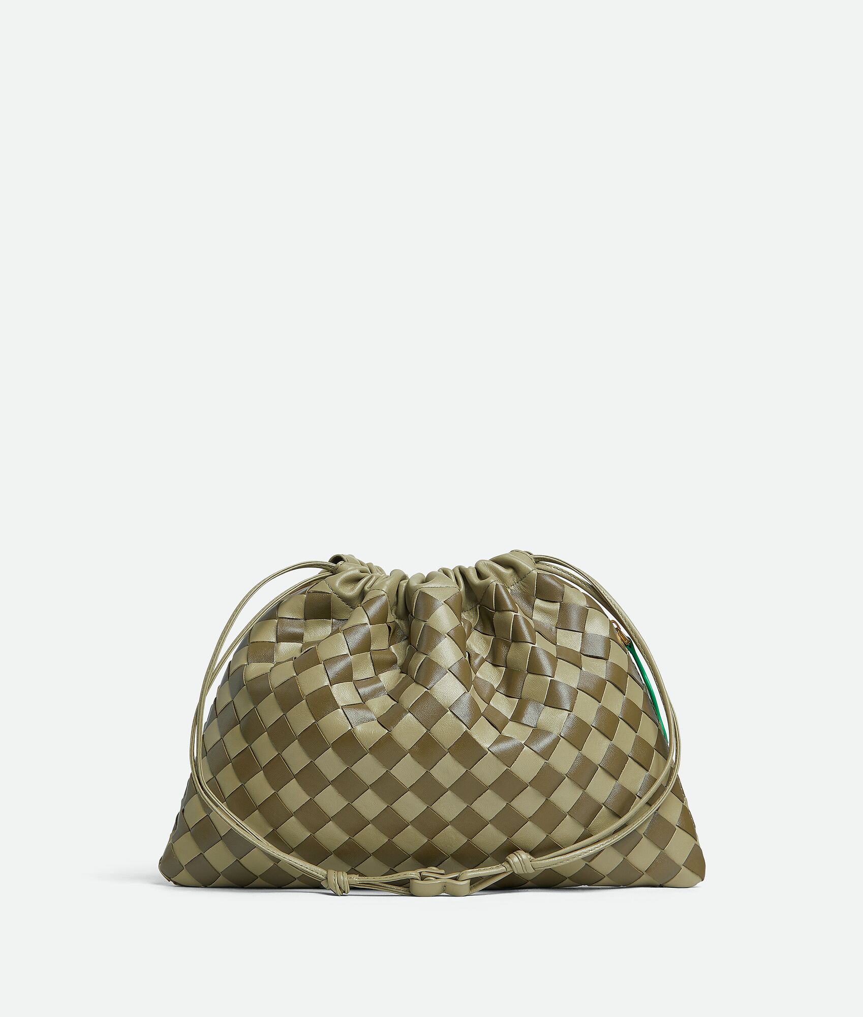 Bottega Veneta® Women's Dustbag in Travertine/algae/parakeet/tulip. Shop online now.