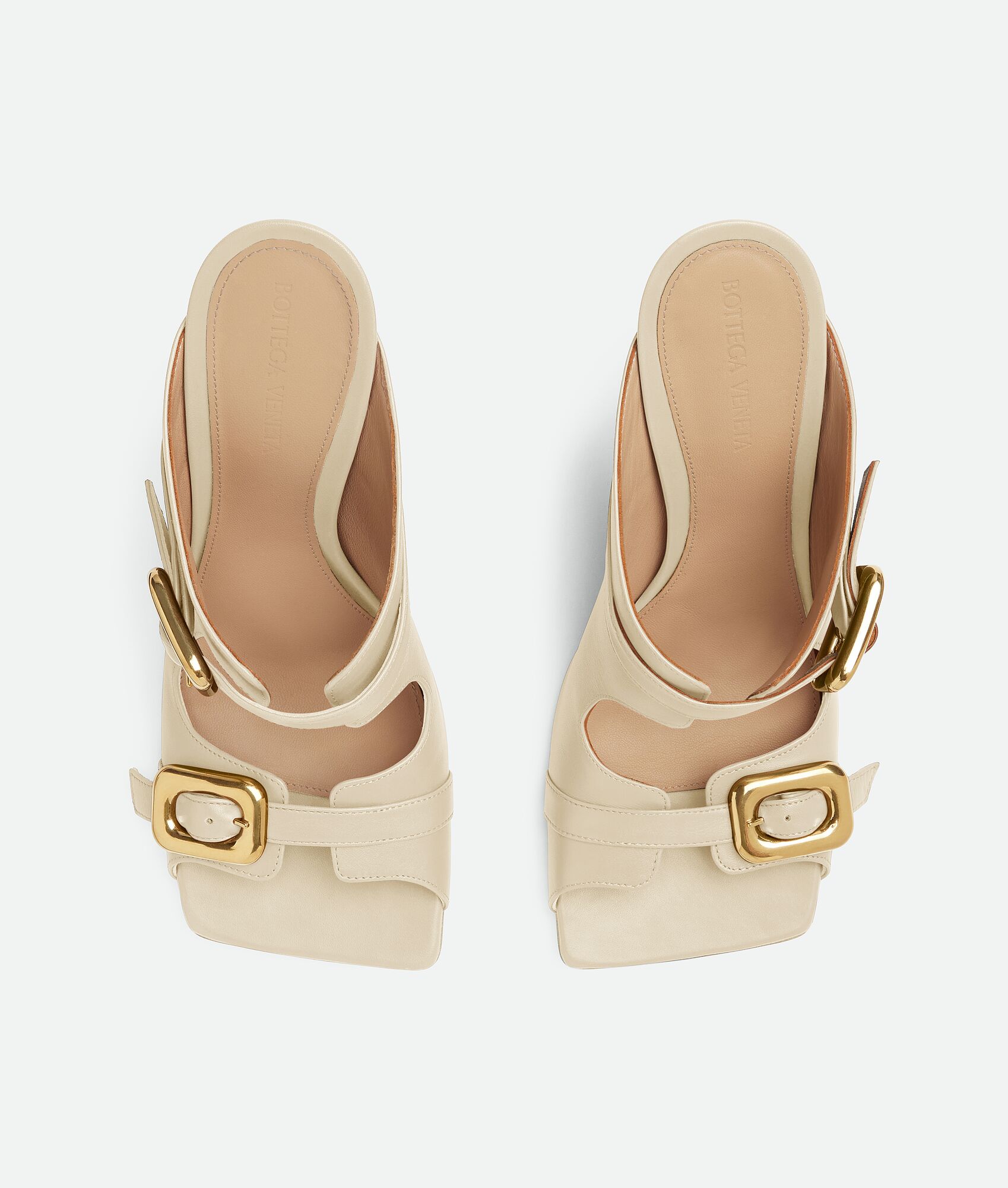 Stretch Buckle Mule Sandal in SEA SALT | Bottega Veneta® US