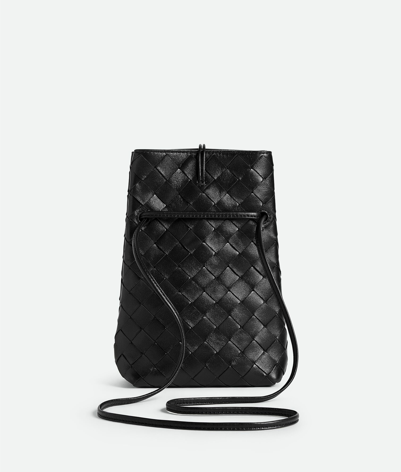 Andiamo Phone Pouch in BLACK | Bottega Veneta® US