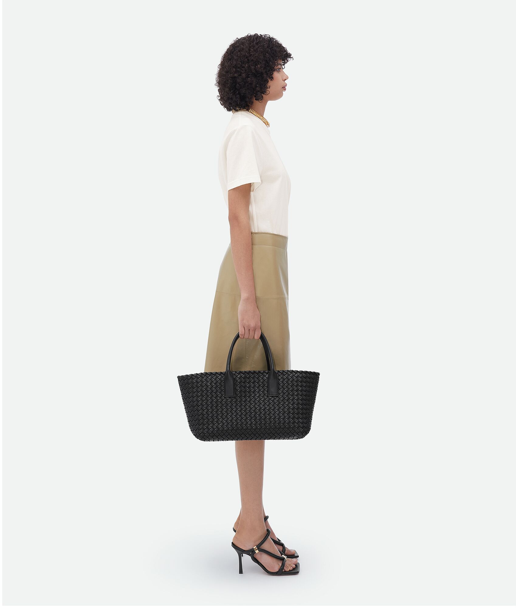 Bottega Veneta® Women's Small Cabat in Black. Shop online now.
