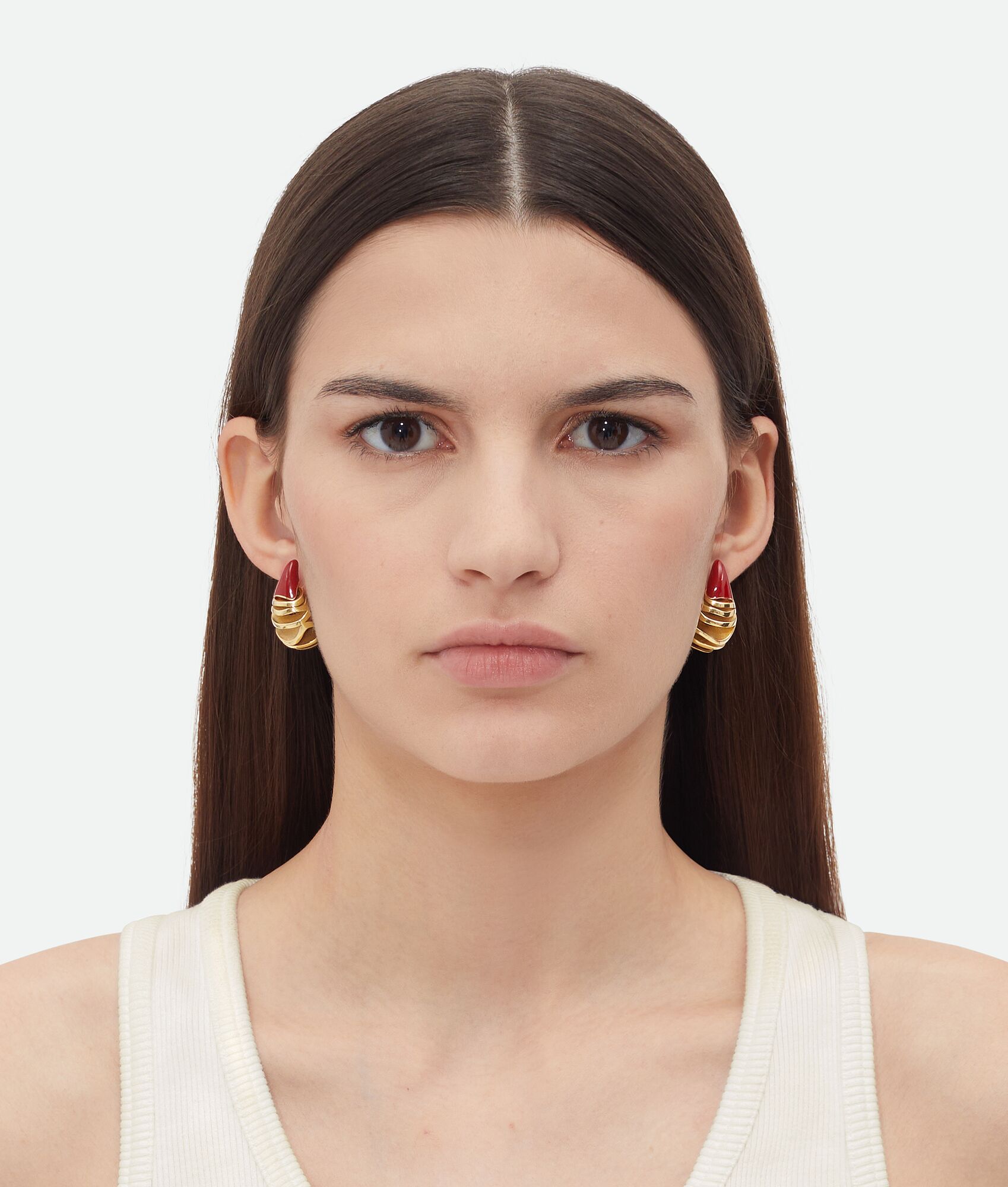 Women's Drop Earrings in Syrup | Bottega Veneta US
