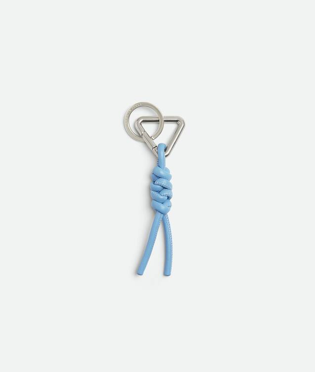 Bottega Veneta® Men's Triangle Key Ring in Windswept. Shop online now.