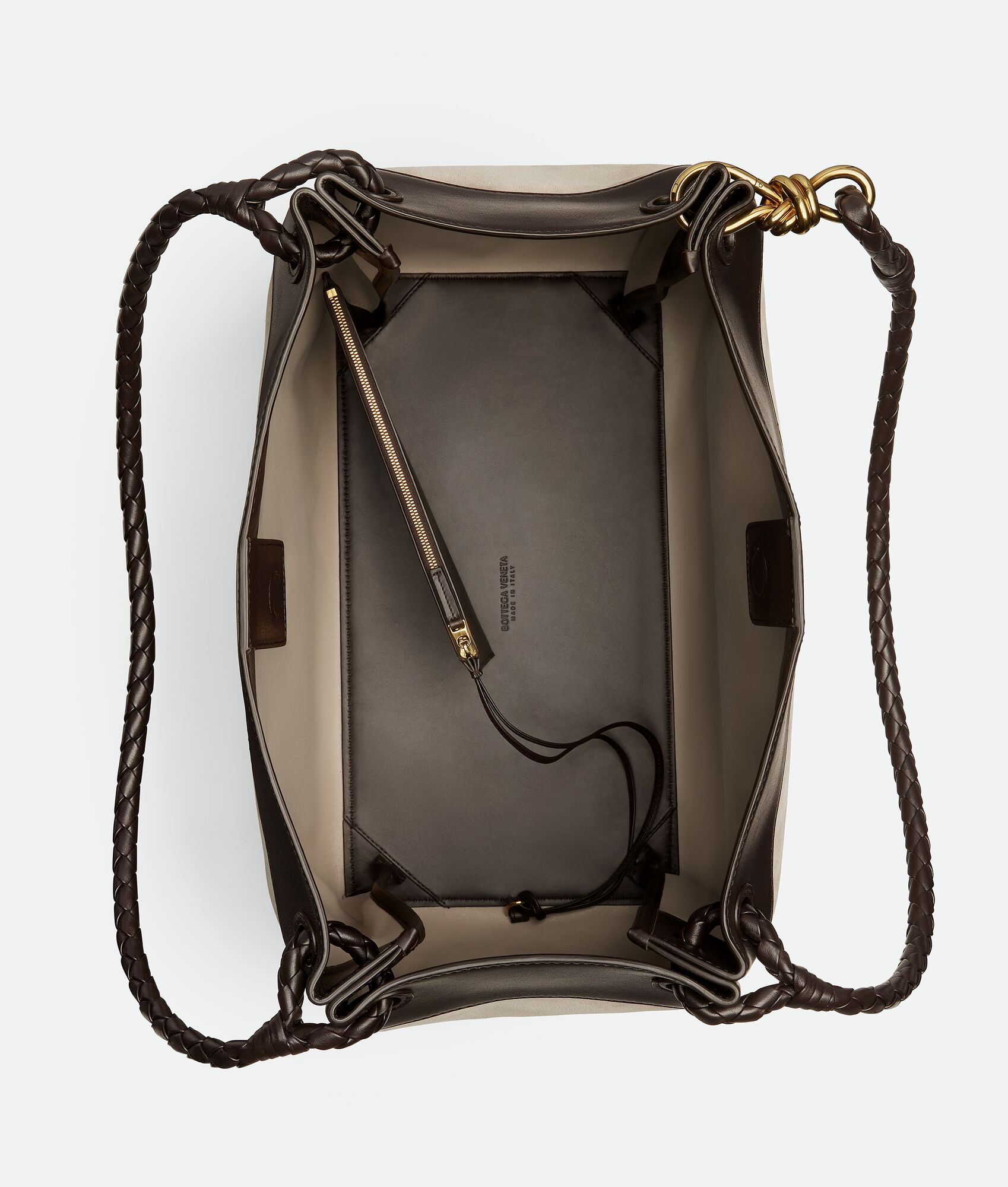 Bottega Veneta® Women's Maxi Parachute in Mastice/fondant. Shop online now.