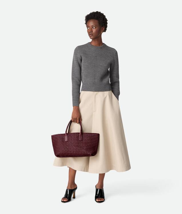 Bottega Veneta® Women's Small Cabat in Barolo. Shop online now.