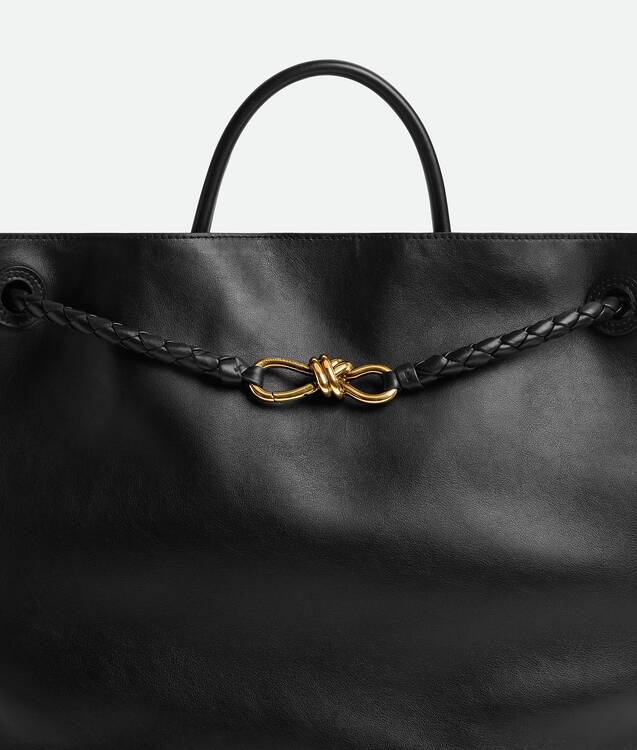 Large Andiamo in BLACK | Bottega Veneta® US