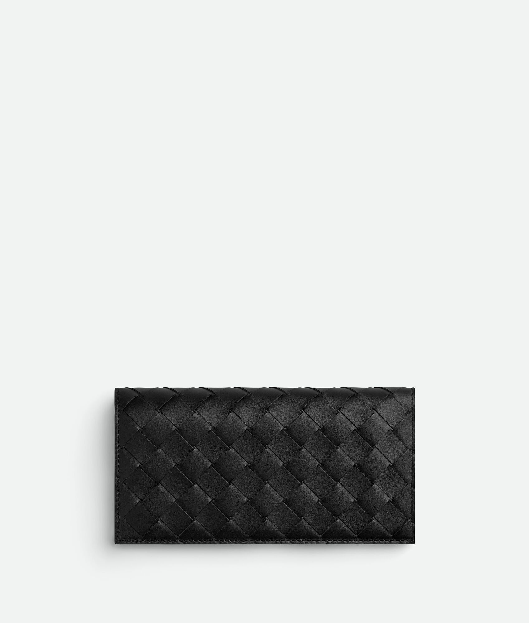 Bottega Veneta® Men's Intrecciato Long Wallet With Coin Purse in Black ...