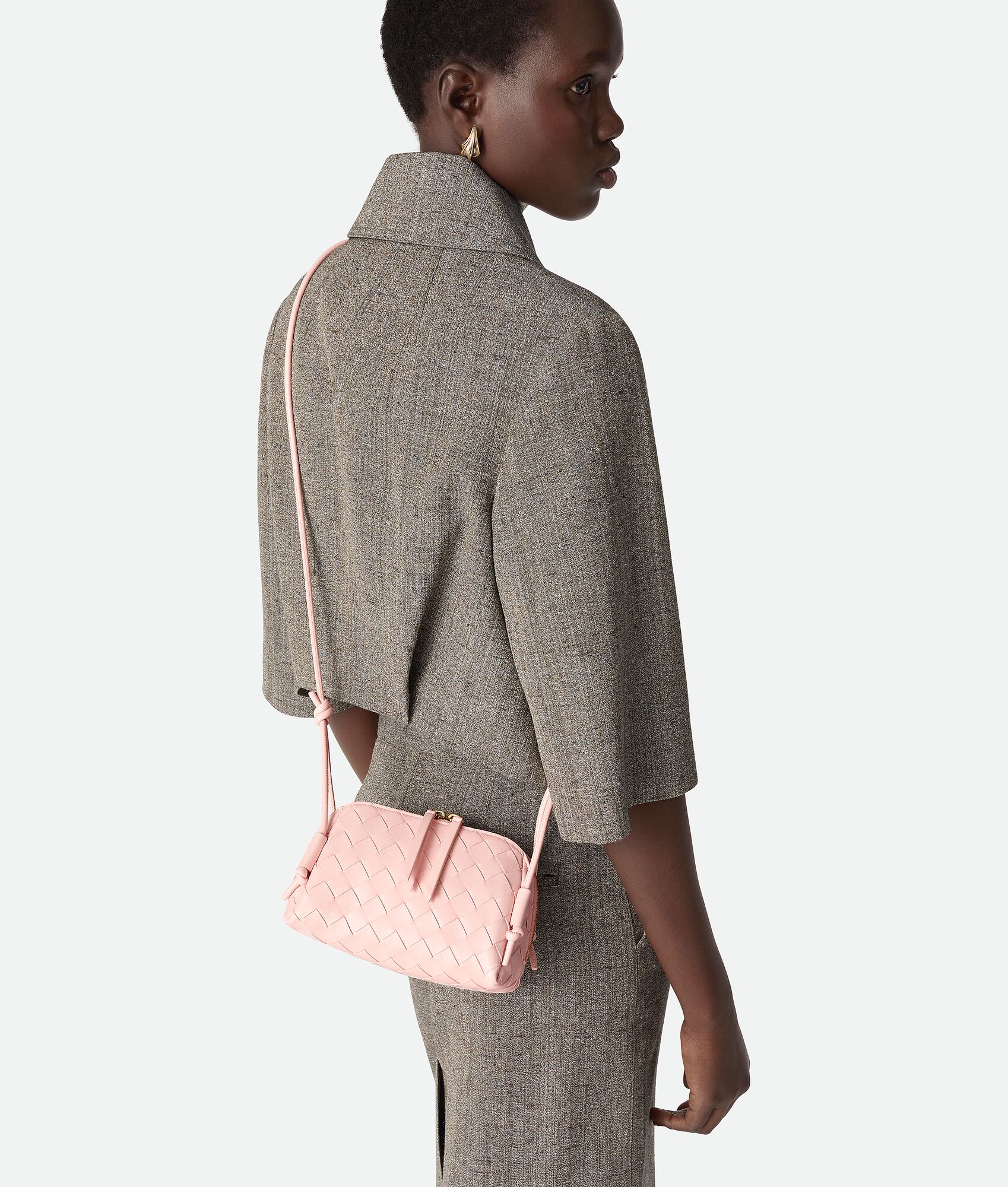 Bottega Veneta® Women's Concert Pouch in Seashell. Shop online now.