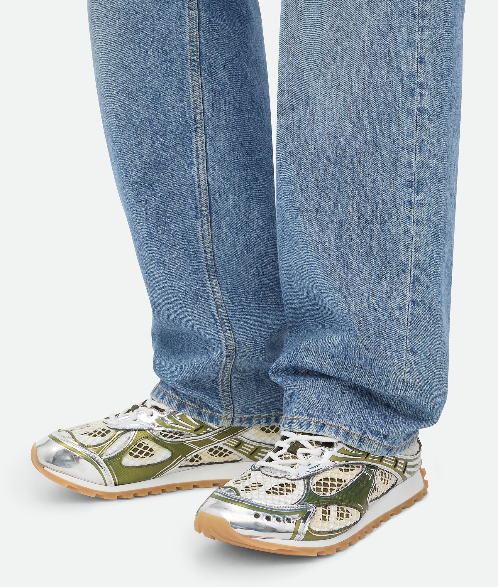 Orbit Sneaker in MUD/WHITE | Bottega Veneta® US