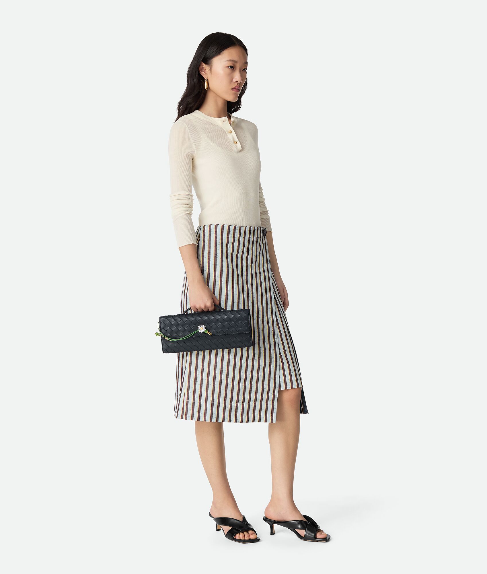 Women's Andiamo Clutch in Ardoise | Bottega Veneta US
