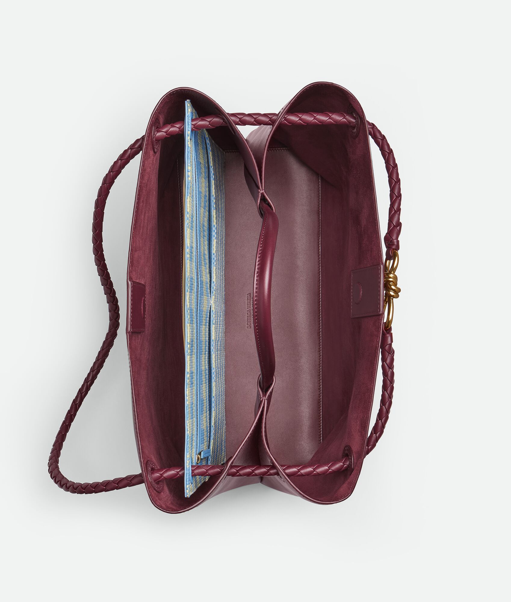 Women's Large Andiamo in Barolo/beige/ndswept | Bottega Veneta US