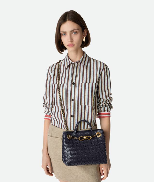 Women's Small Andiamo Chain in Nocturnal | Bottega Veneta HK