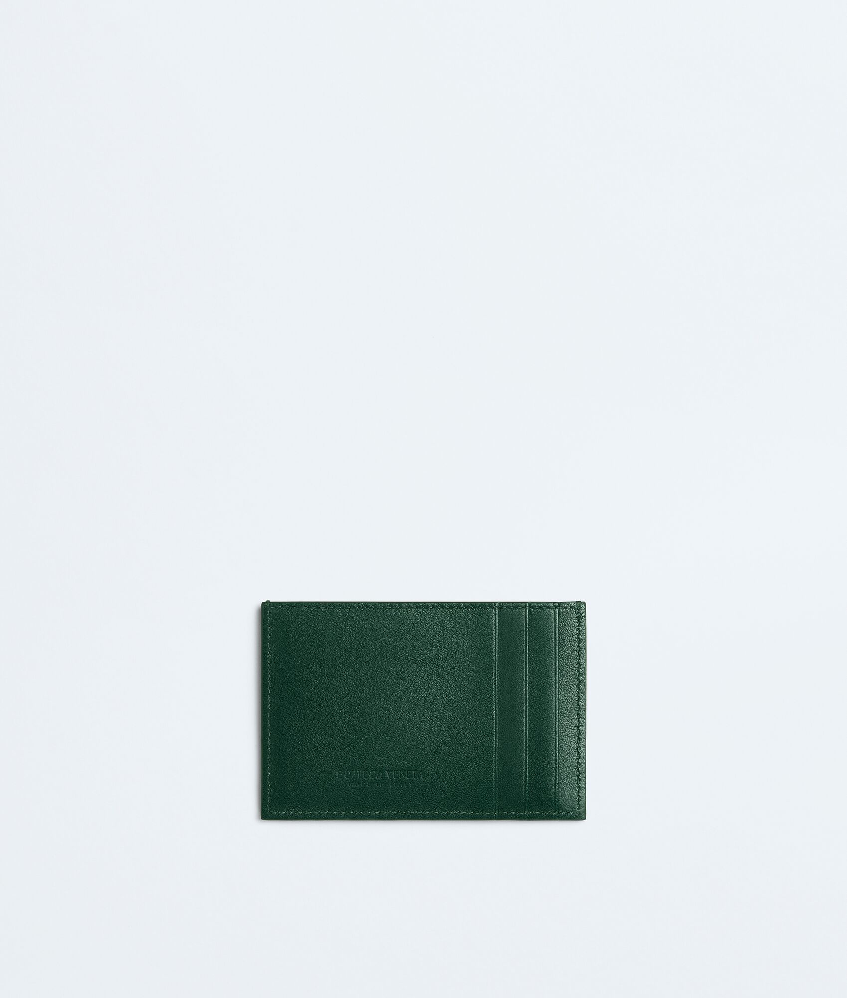 Women's Cassette Credit Card Case in Emerald green | Bottega Veneta US