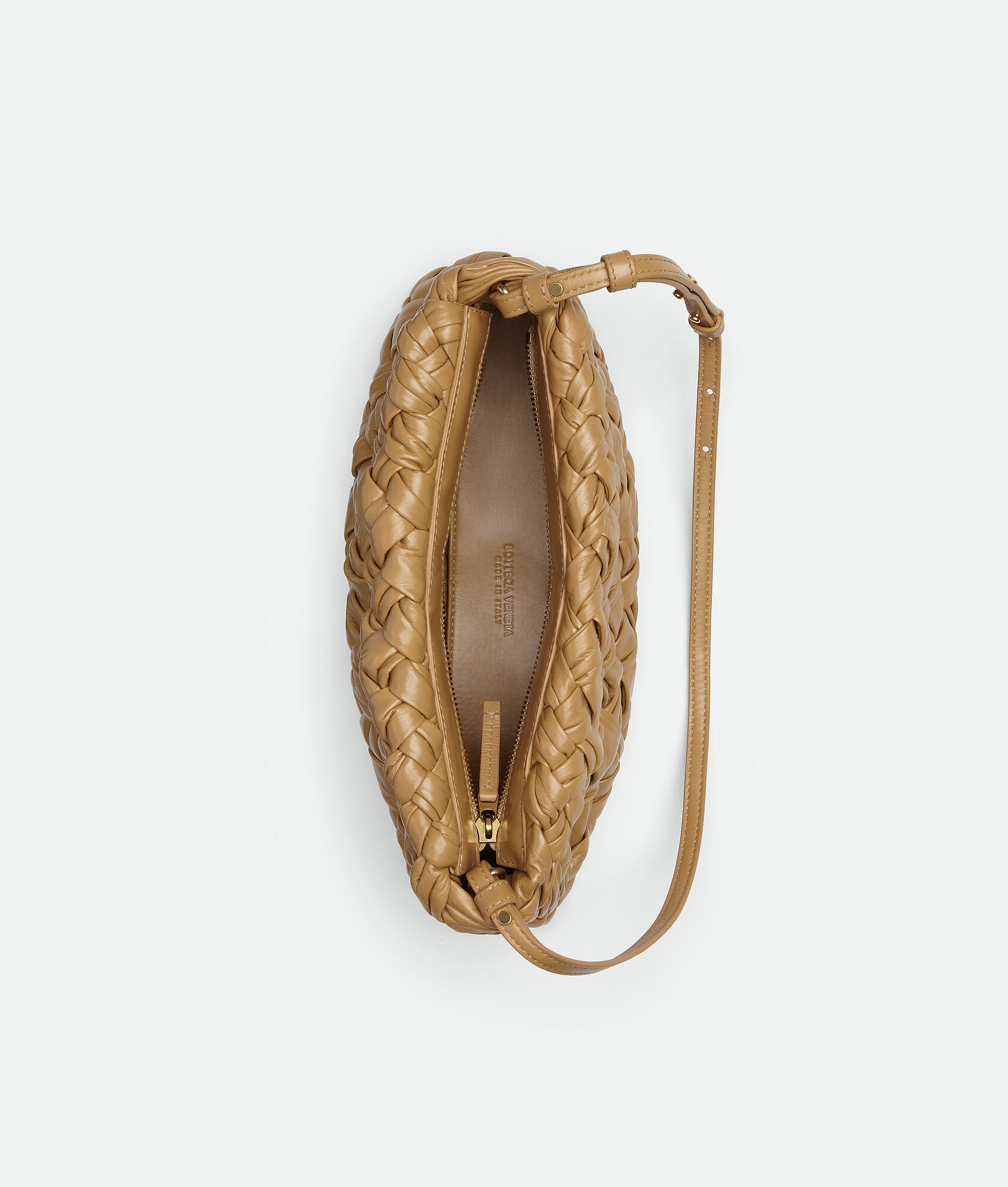 Bottega Veneta® Women's Kalimero Cha-Cha in Dark praline. Shop online now.