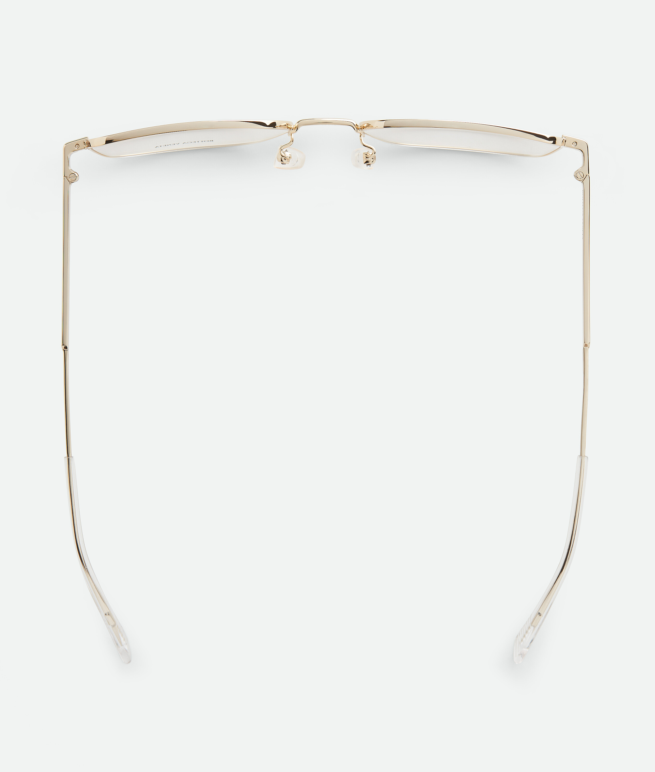 Bottega Veneta Classic Metal Square Eyeglasses In Gray | ModeSens