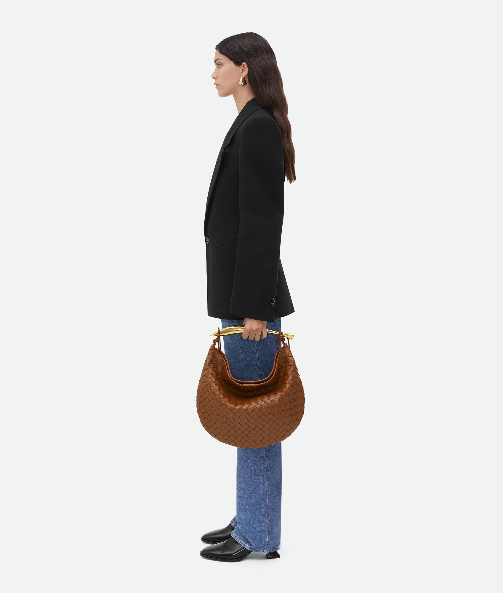 Bottega Veneta® Women's Large Sardine in Cognac. Shop online now.