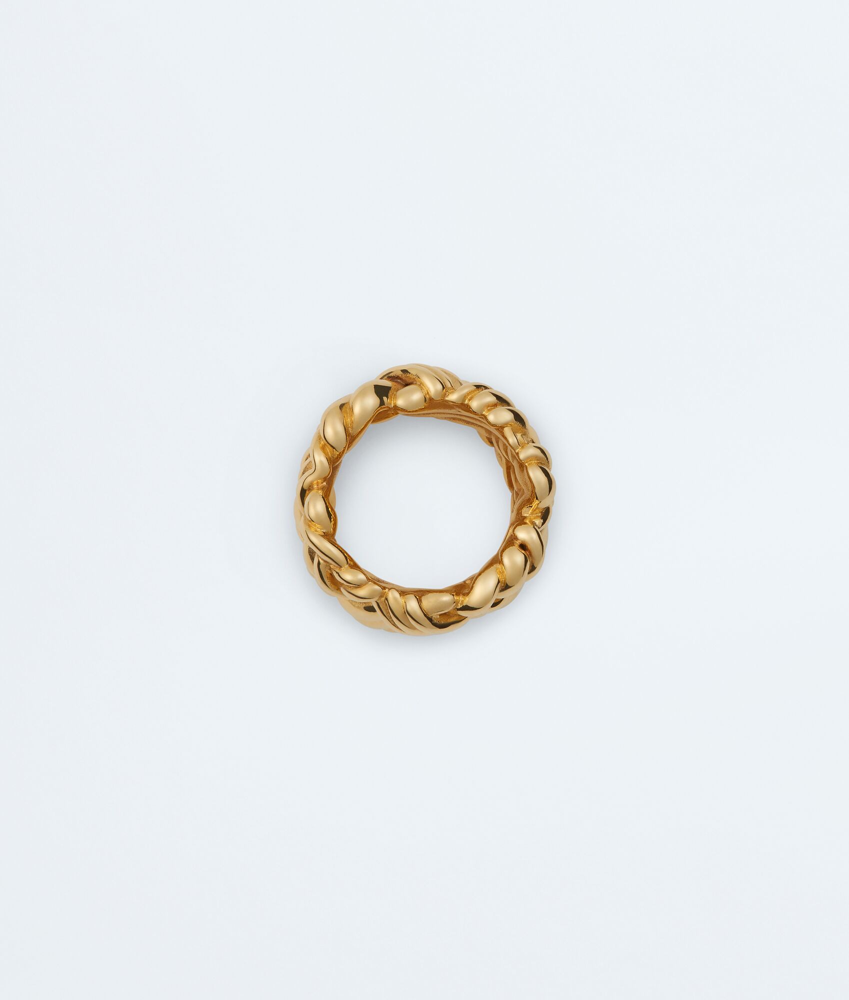 Bottega Veneta® Women's Intreccio Ring in Yellow gold. Shop online now.