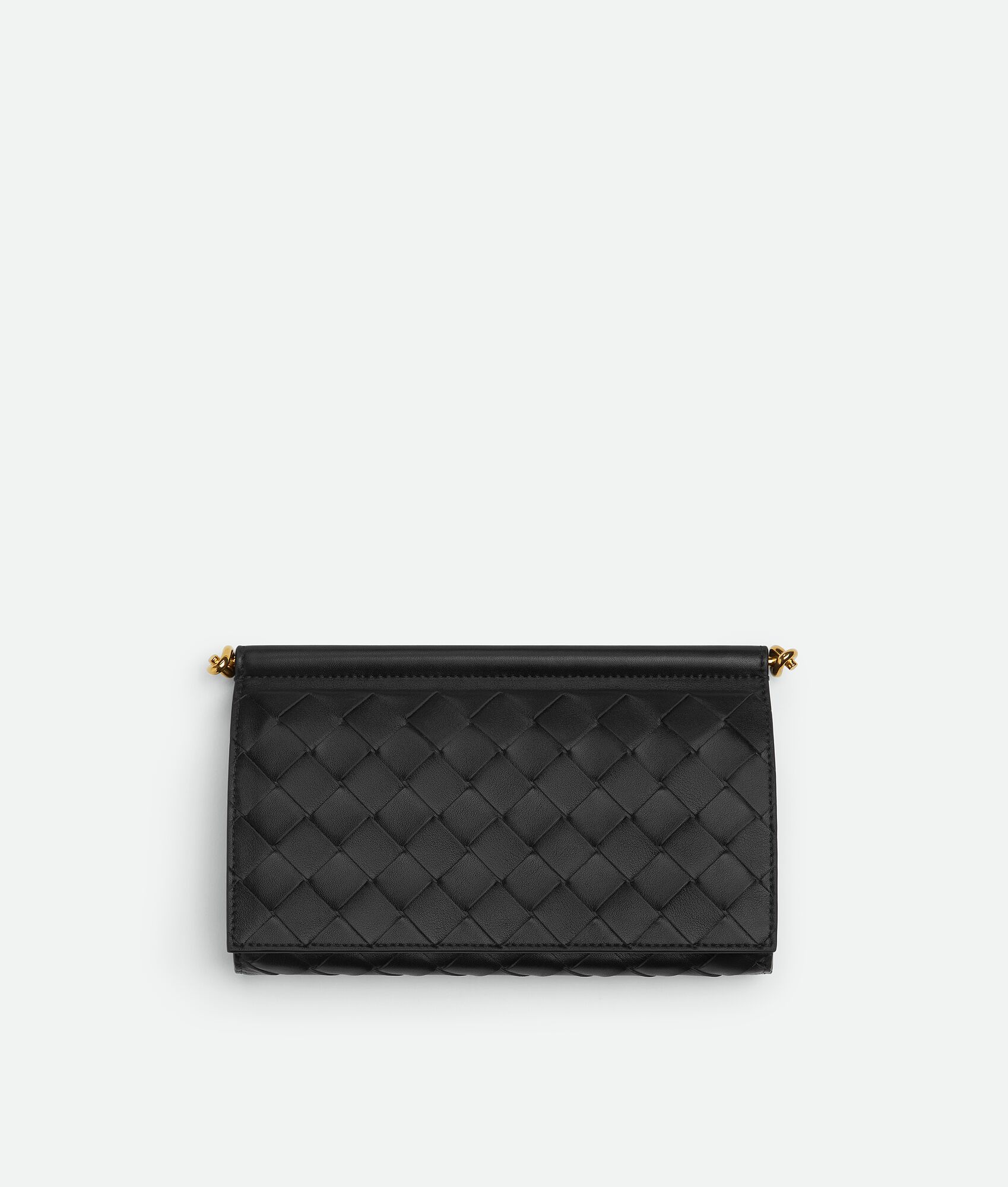 Bottega Veneta® Women's Solstice Large Flap Wallet in Black. Shop ...