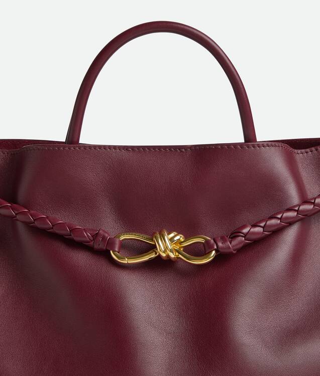 Women's Large Andiamo in Barolo/beige/ndswept | Bottega Veneta US