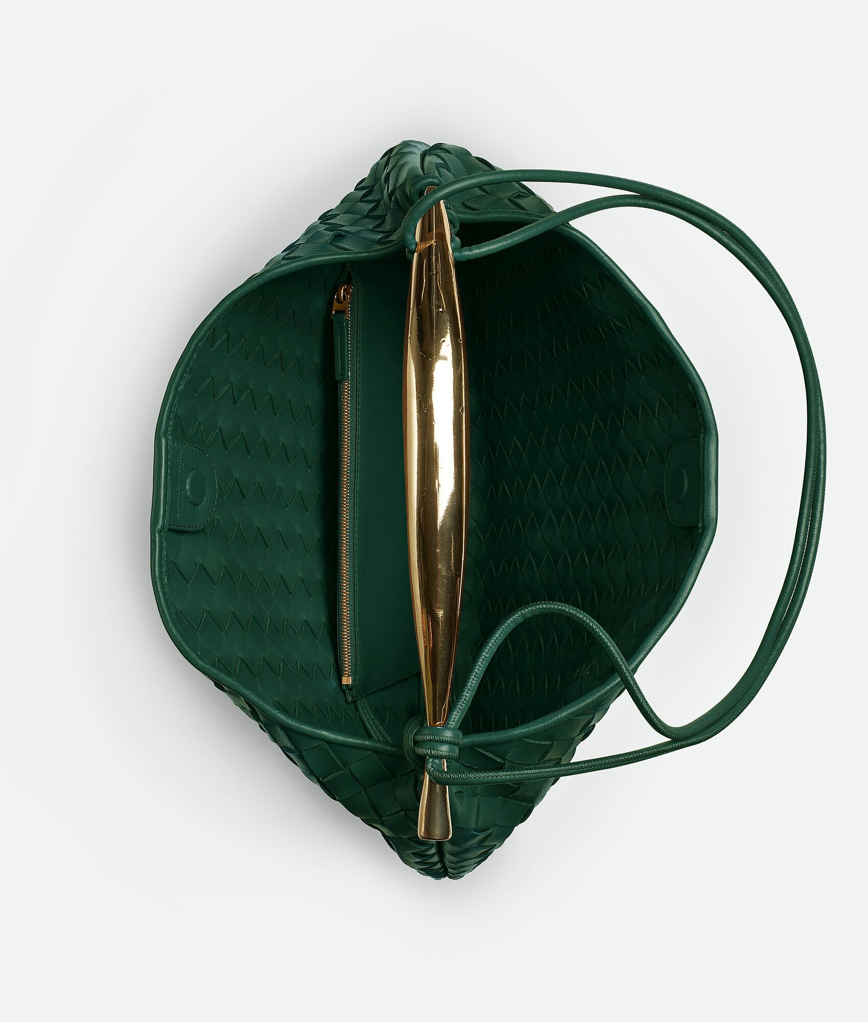 Bottega Veneta® Women's Large Sardine in Emerald green. Shop online now.