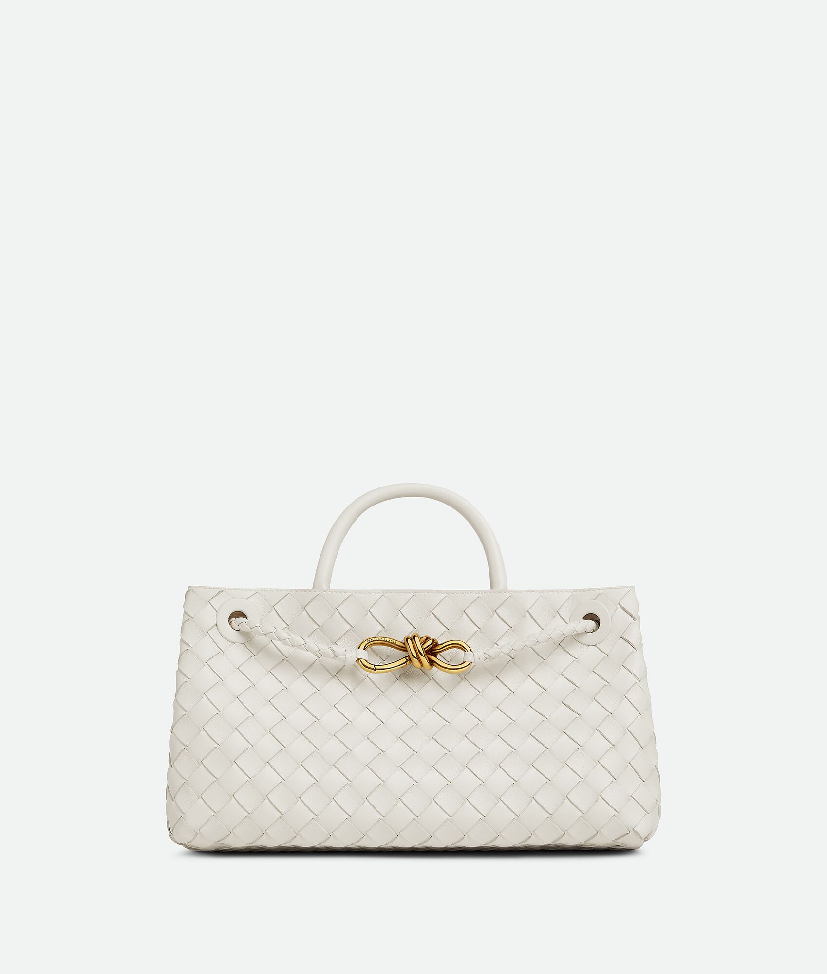 Bottega Veneta® Women's East-West Andiamo in White. Shop online now.