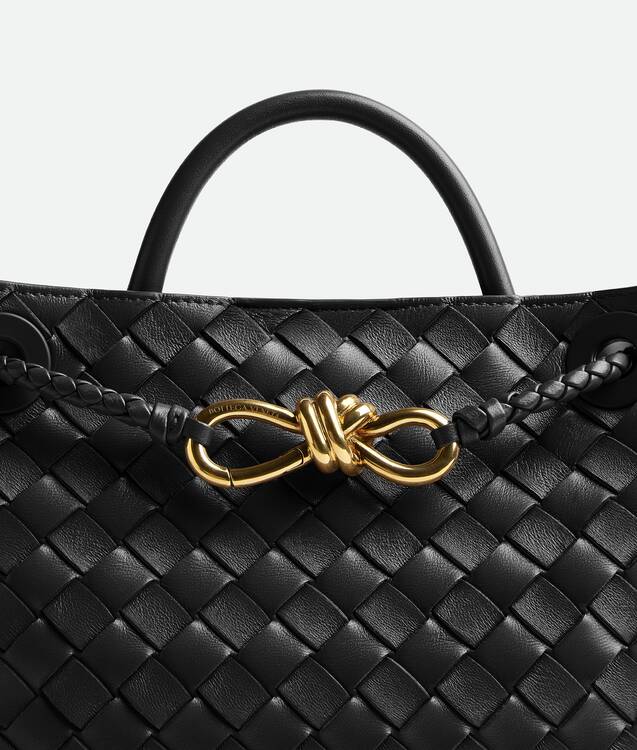 Women's Small Andiamo in Black | Bottega Veneta US