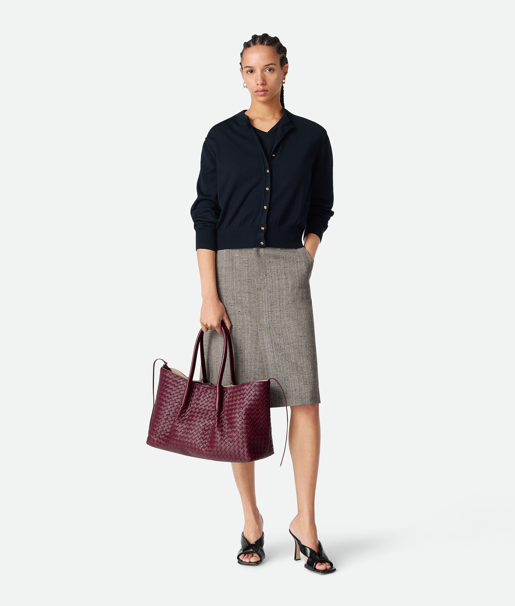 Women's Large Pinacoteca in Barolo/ecru | Bottega Veneta HK