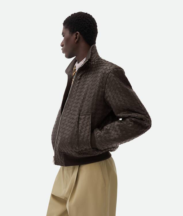 폰단트인트레치아토 가죽 블루종| Bottega Veneta® KR