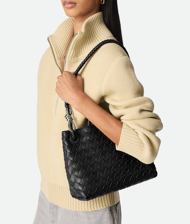 Women's Small Andiamo in Black | Bottega Veneta US