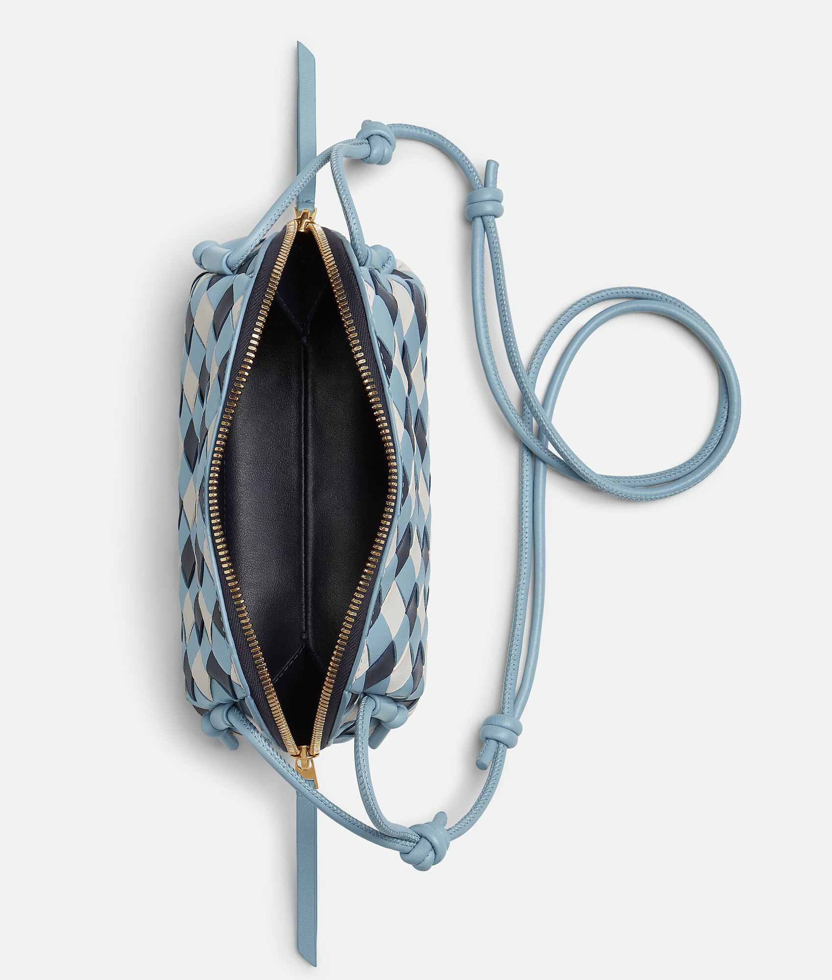 Concert Pouch in ABYSS/ICE/WHITE | Bottega Veneta® US