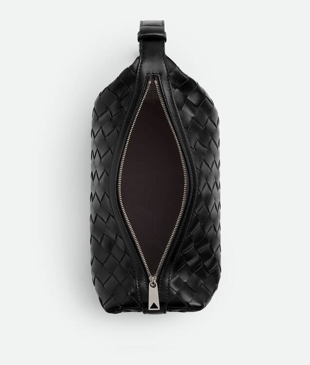 Men's Intrecciato Vertical Wallace in Black | Bottega Veneta US