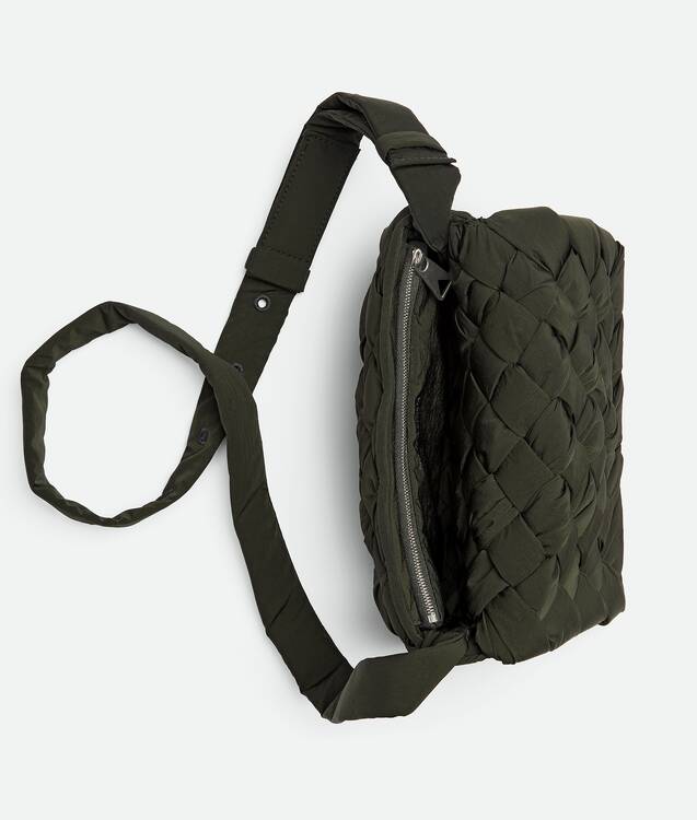 Bottega Veneta® Men's Small Rumple Messenger in Camping. Shop online now.