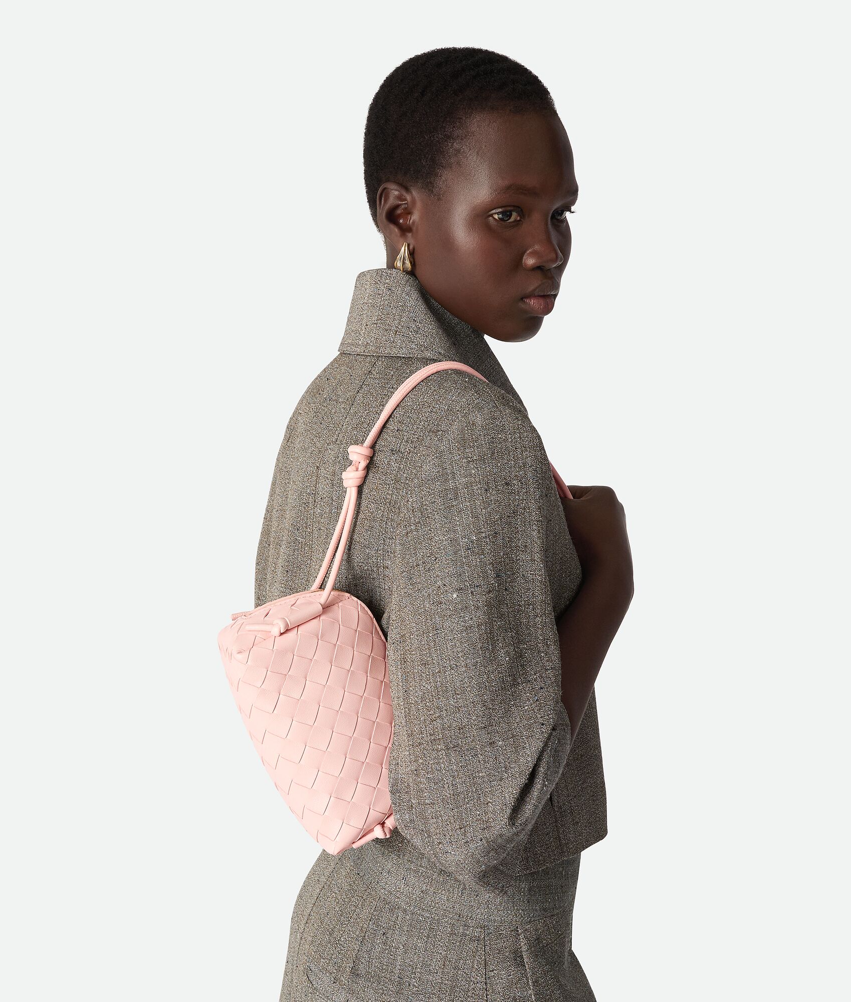 Bottega Veneta® Women's Concert Pouch in Seashell. Shop online now.