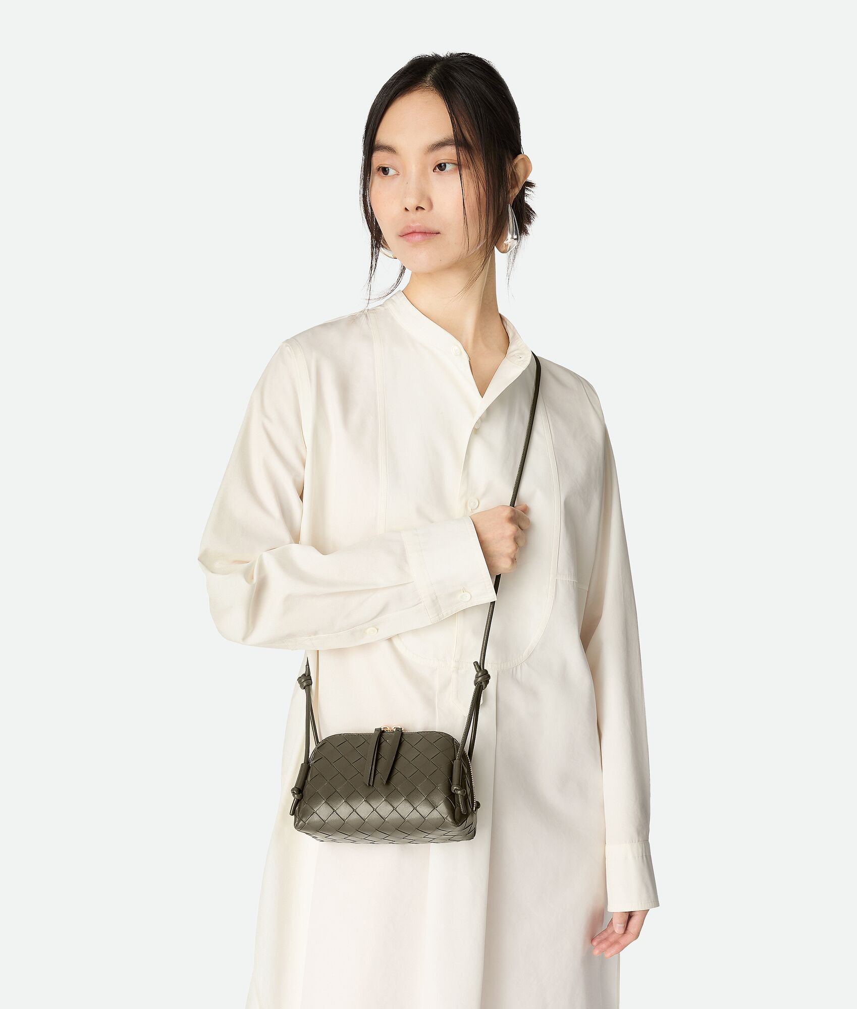 Women's Concert Pouch in Cypress | Bottega Veneta US