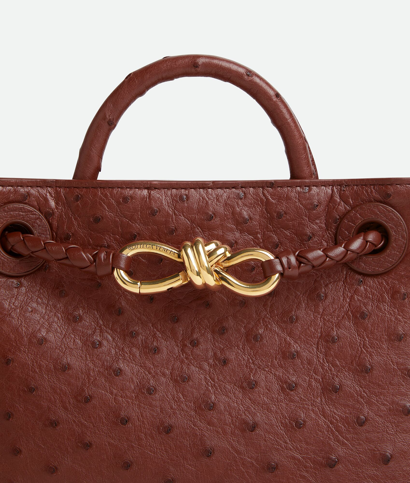 Bottega Veneta® Women's Mini Andiamo in Sapele. Shop online now.